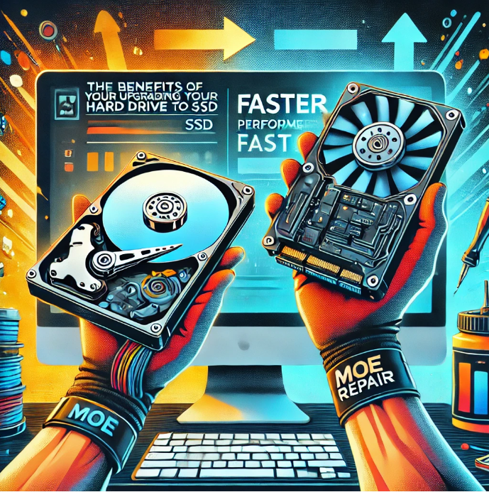 The Benefits of Upgrading Your Hard Drive to SSD - Moe Repair