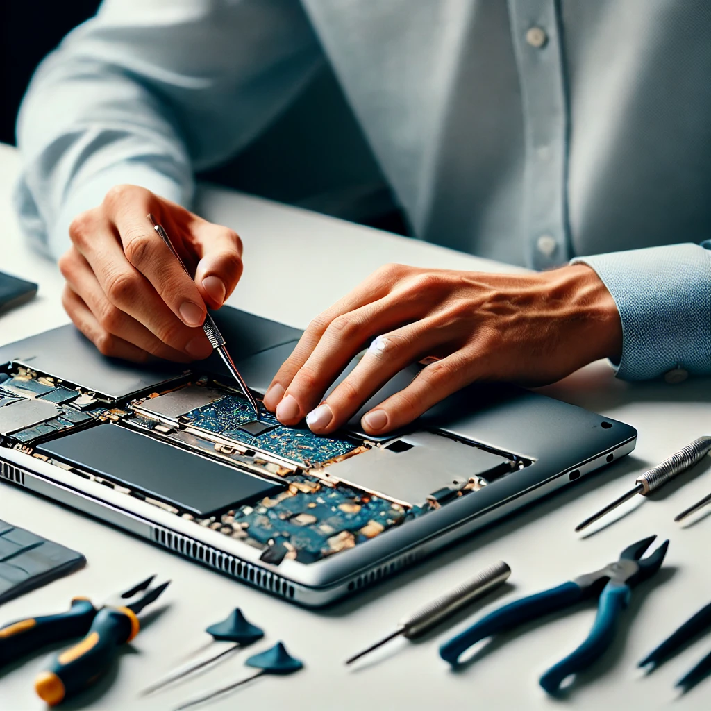 HP laptop trackpad replacement services at Moe Repair